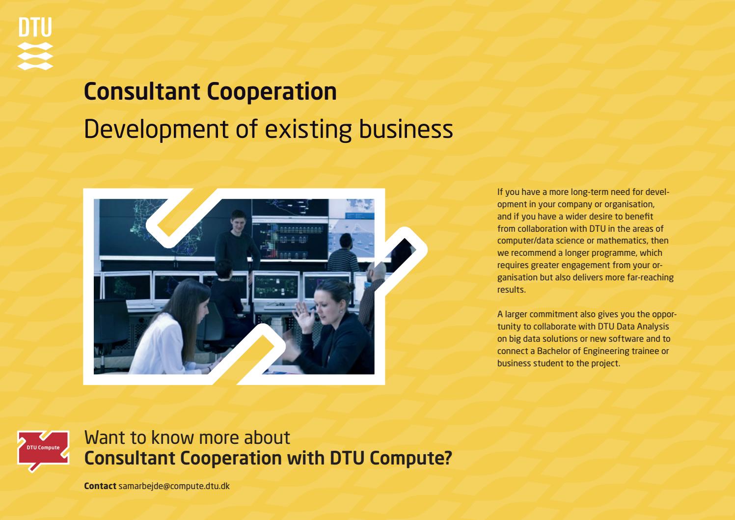 DTU Compute - Cooperation with business and government by DTUdk - Issuu
