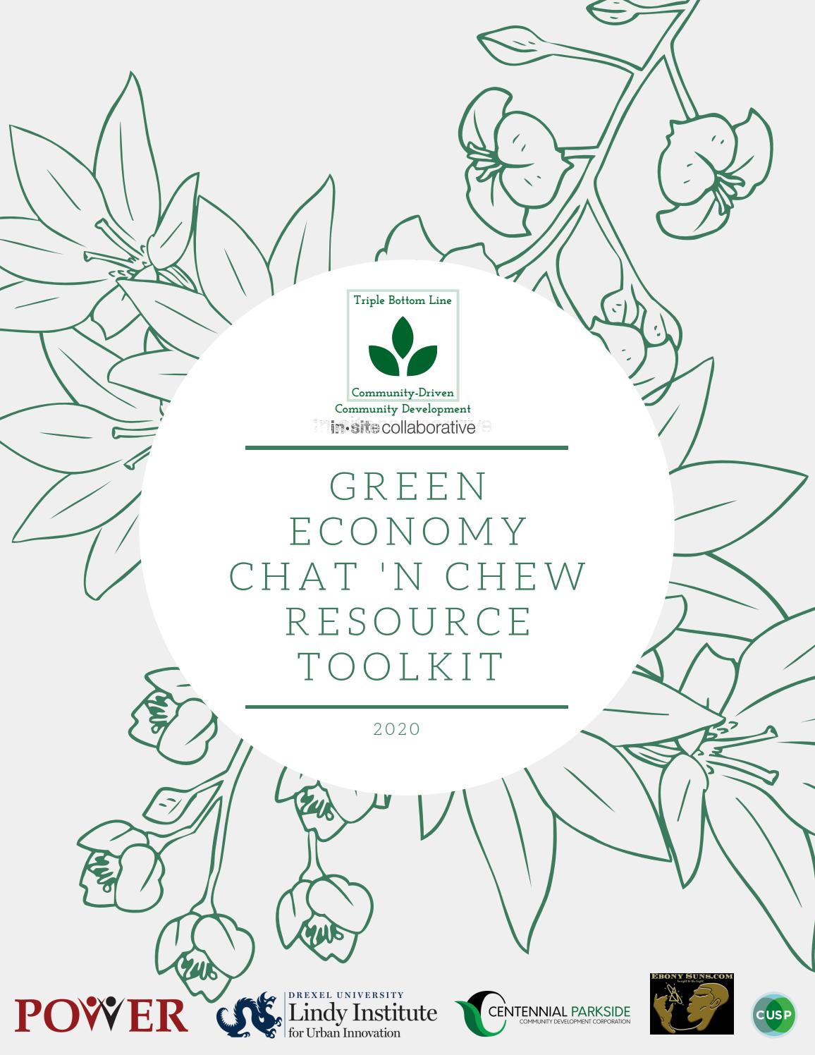 Green Economy Chat 'N Chew Resource Toolkit by centennialparkside - Issuu