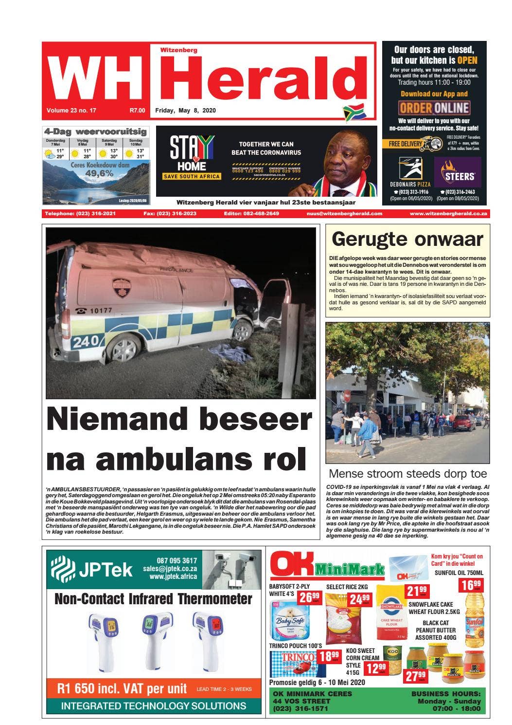 Witzenberg Herald Vol.23 no.17 (Online weergawe) by Witzenberg Herald ...