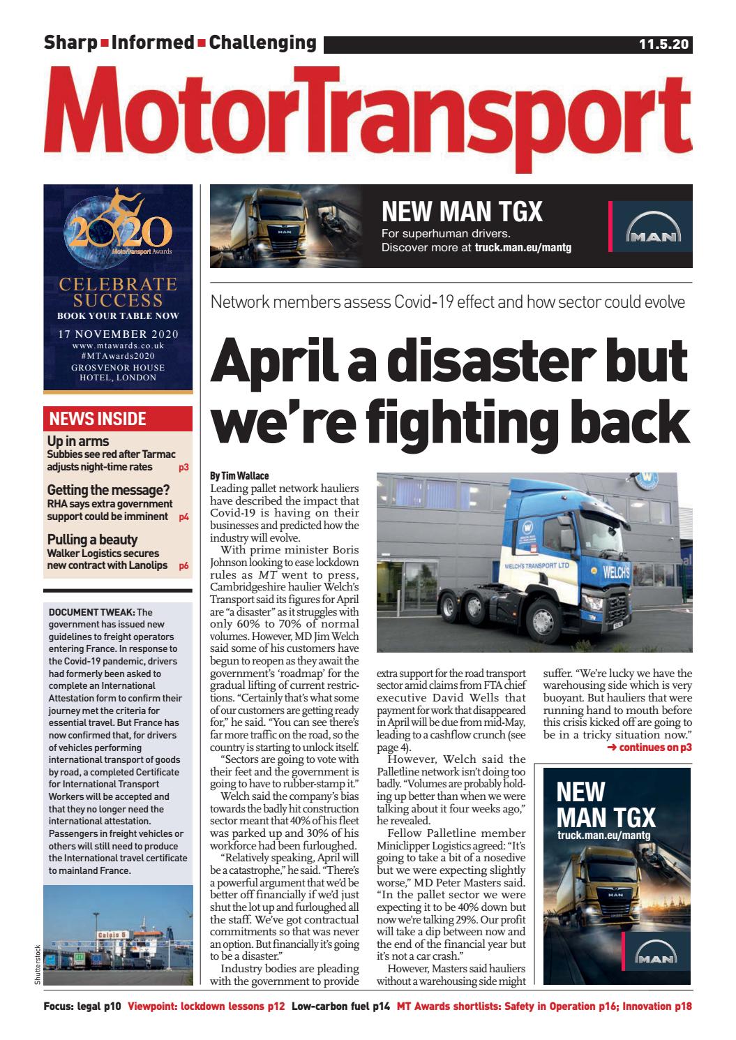 Motor Transport 11 May 2020 by Motor Transport - Issuu