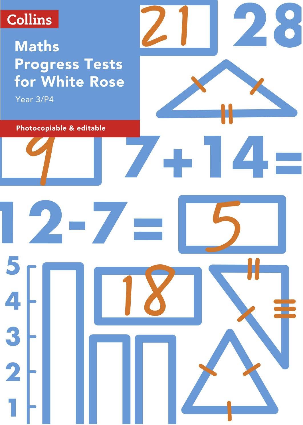 Collins Tests & Assessment - Year 3/P4 Maths Progress Tests for White ...