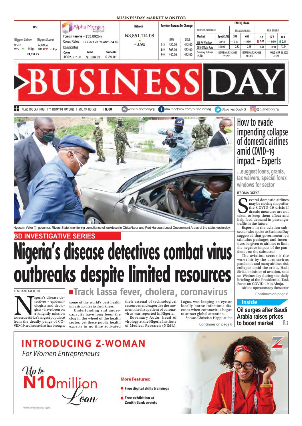 BusinessDay 08 May 2020 by BusinessDay - Issuu