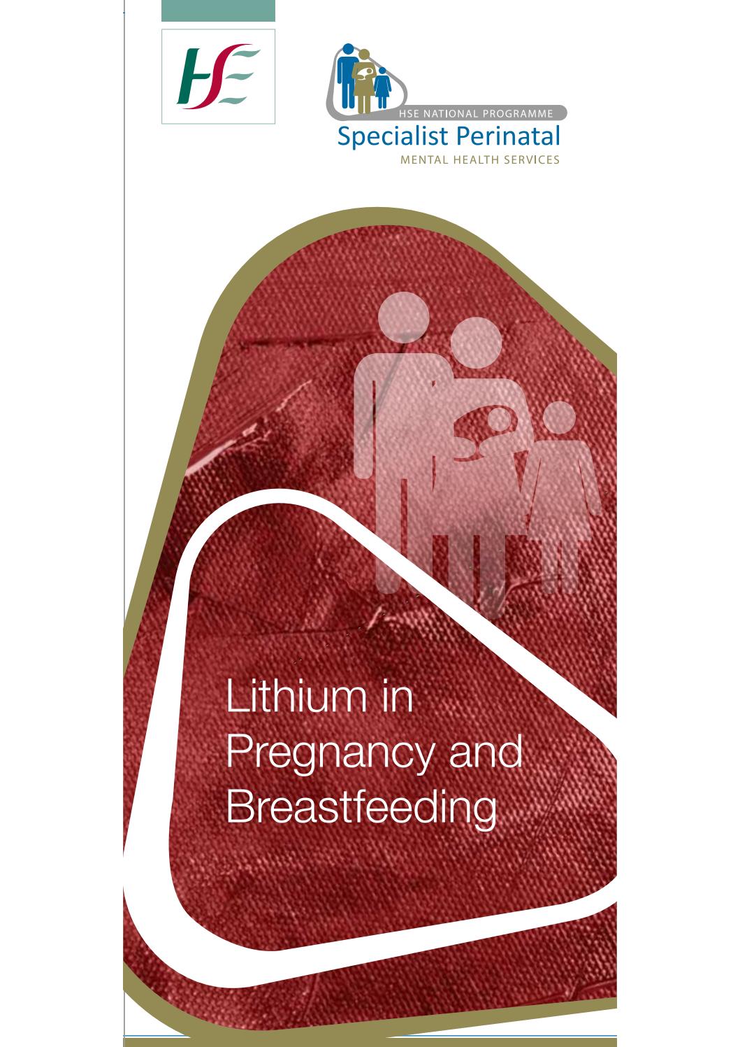 Lithium in pregnancy by Grainne Flannelly - Issuu