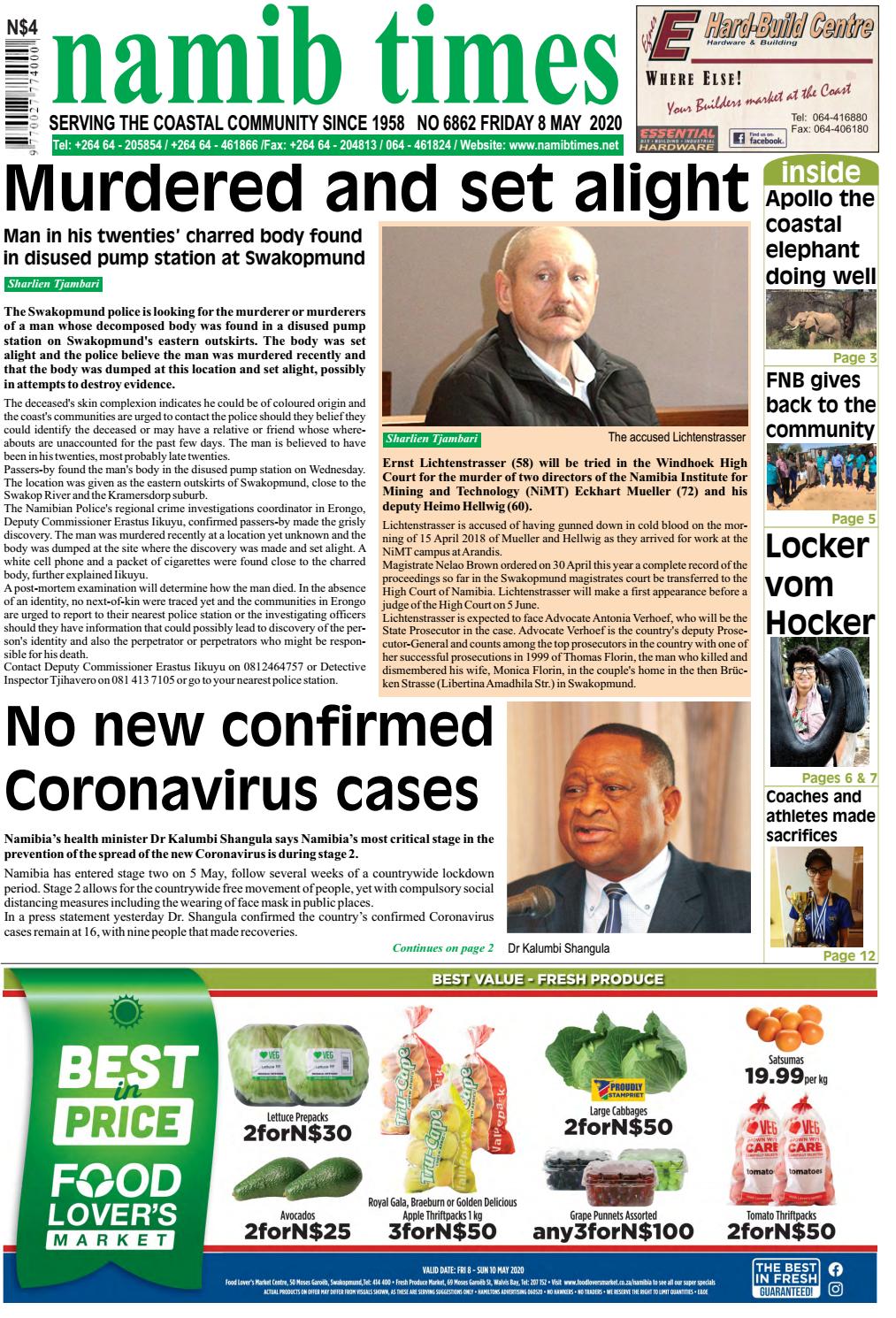 8 May namib times e-edition by Namib Times Virtual - Issuu