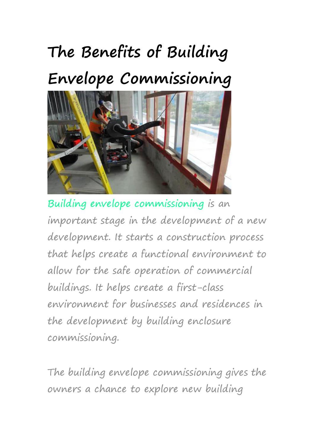 The Benefits of Building Envelope Commissioning by raimazhelden-gmail ...