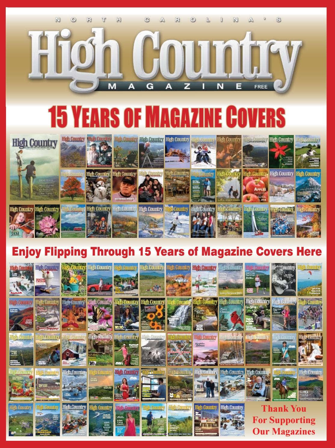 High Country Magazine 15 Years Thank You by High Country Press - Issuu