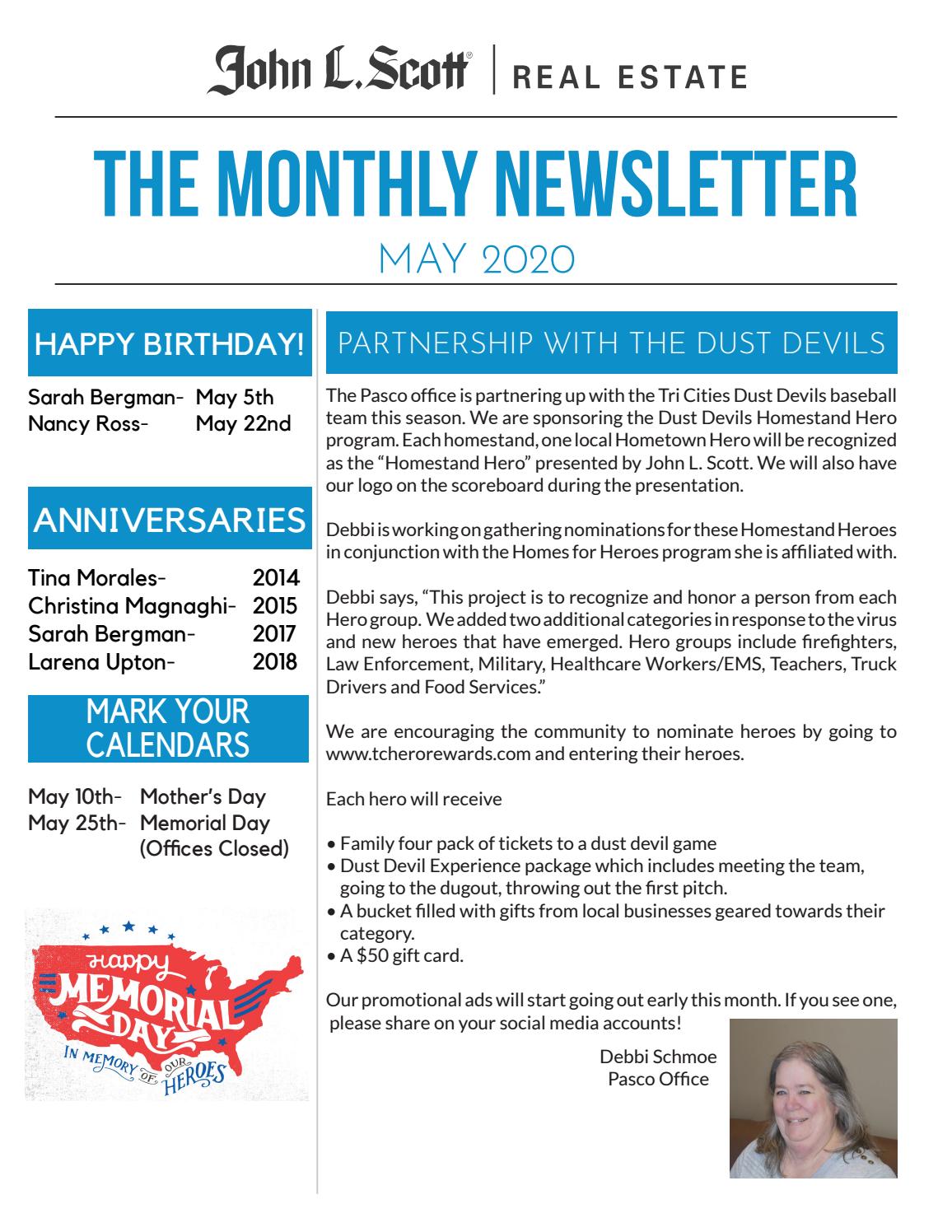 May Newsletter by John L Scott Regional - Issuu