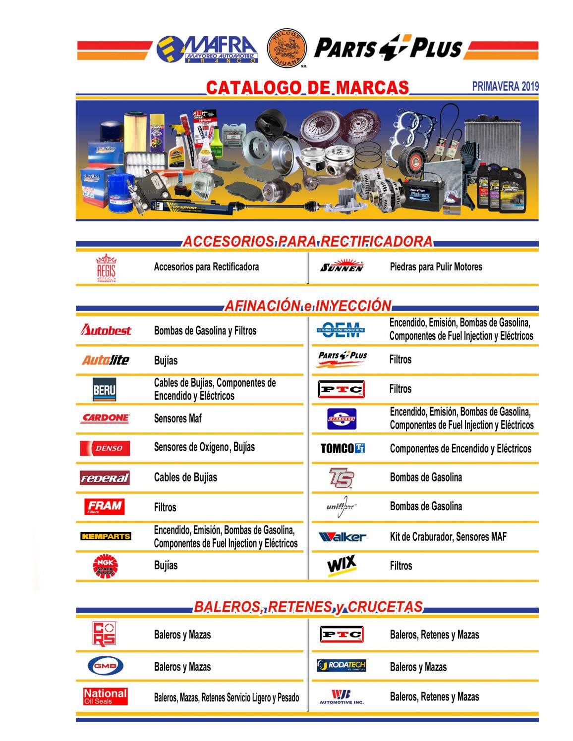 CATALOGO DE MARCAS PRIMAVERA 2019 by MAFRA - Issuu