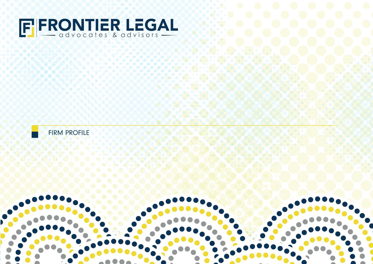 FRONTIER_FIRM PROFILE_SHORT by Una Bestia - Issuu