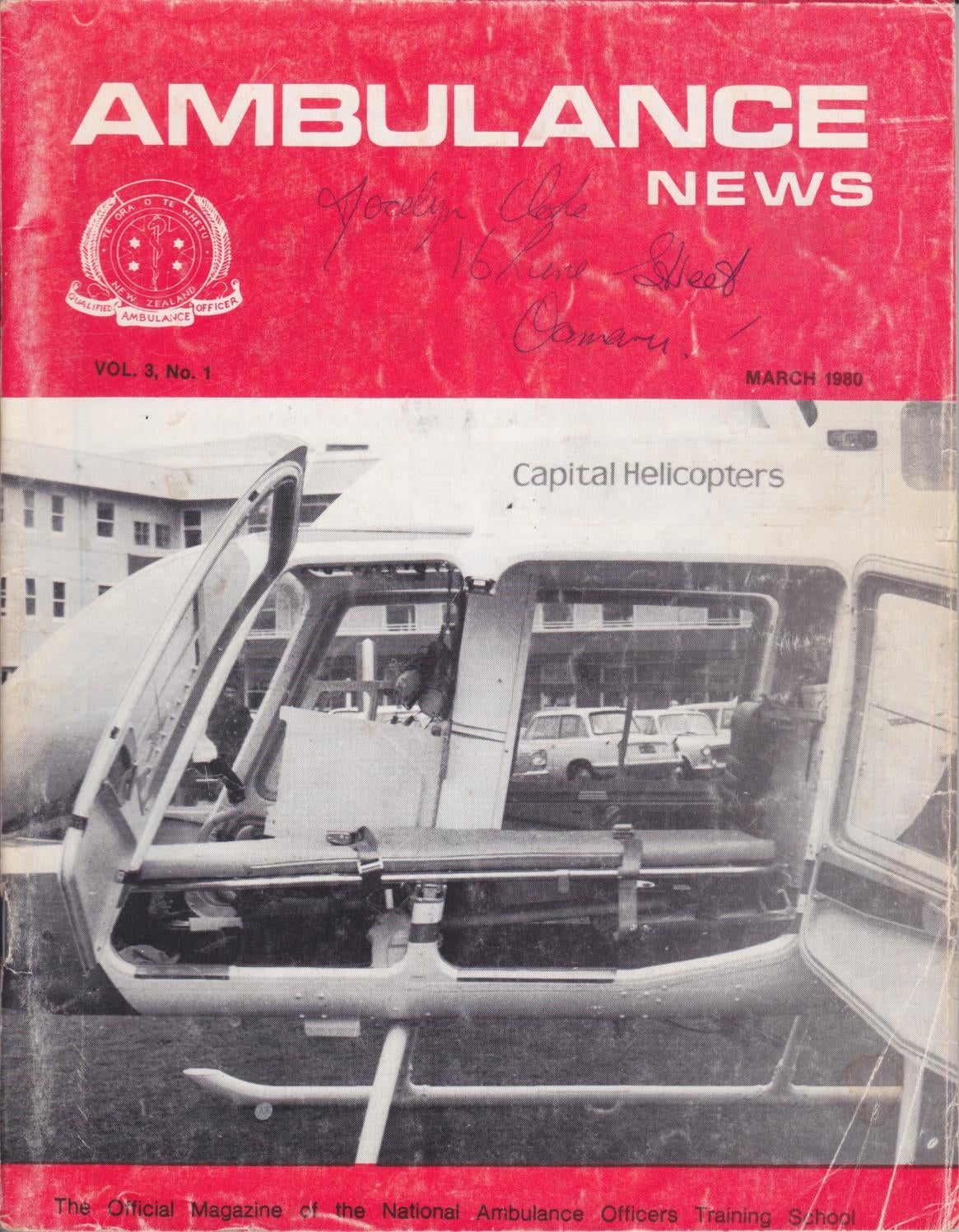 Ambulance News Vol.3 No.1 March 1980. by NZ NAOTS - Issuu
