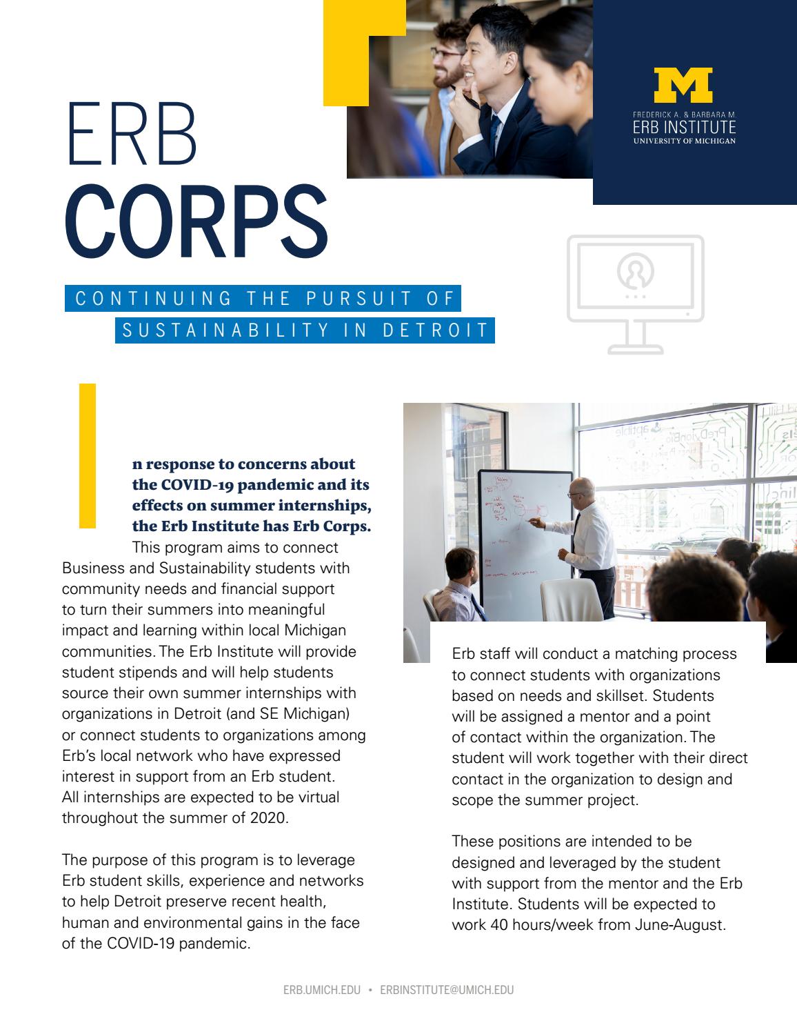 Erb Corps by Erb Institute - Issuu