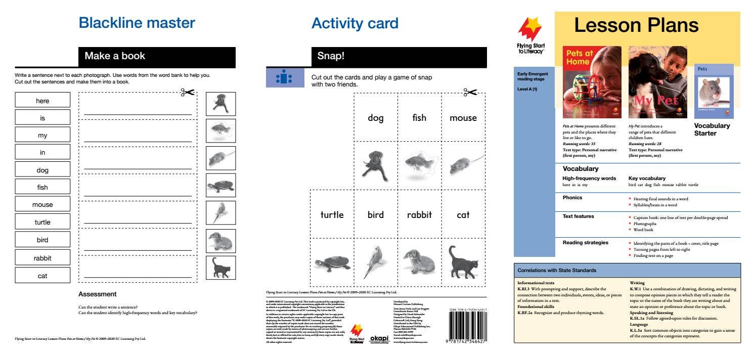 Pets At Home / My Pet Lesson Plan by Okapi - Issuu
