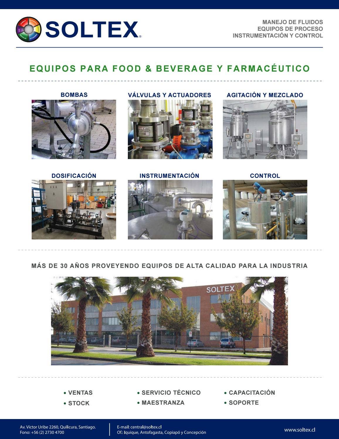 SOLTEX Catálogo equipos para Alimentos, bebidas y Farmacéútico 2018 by ...
