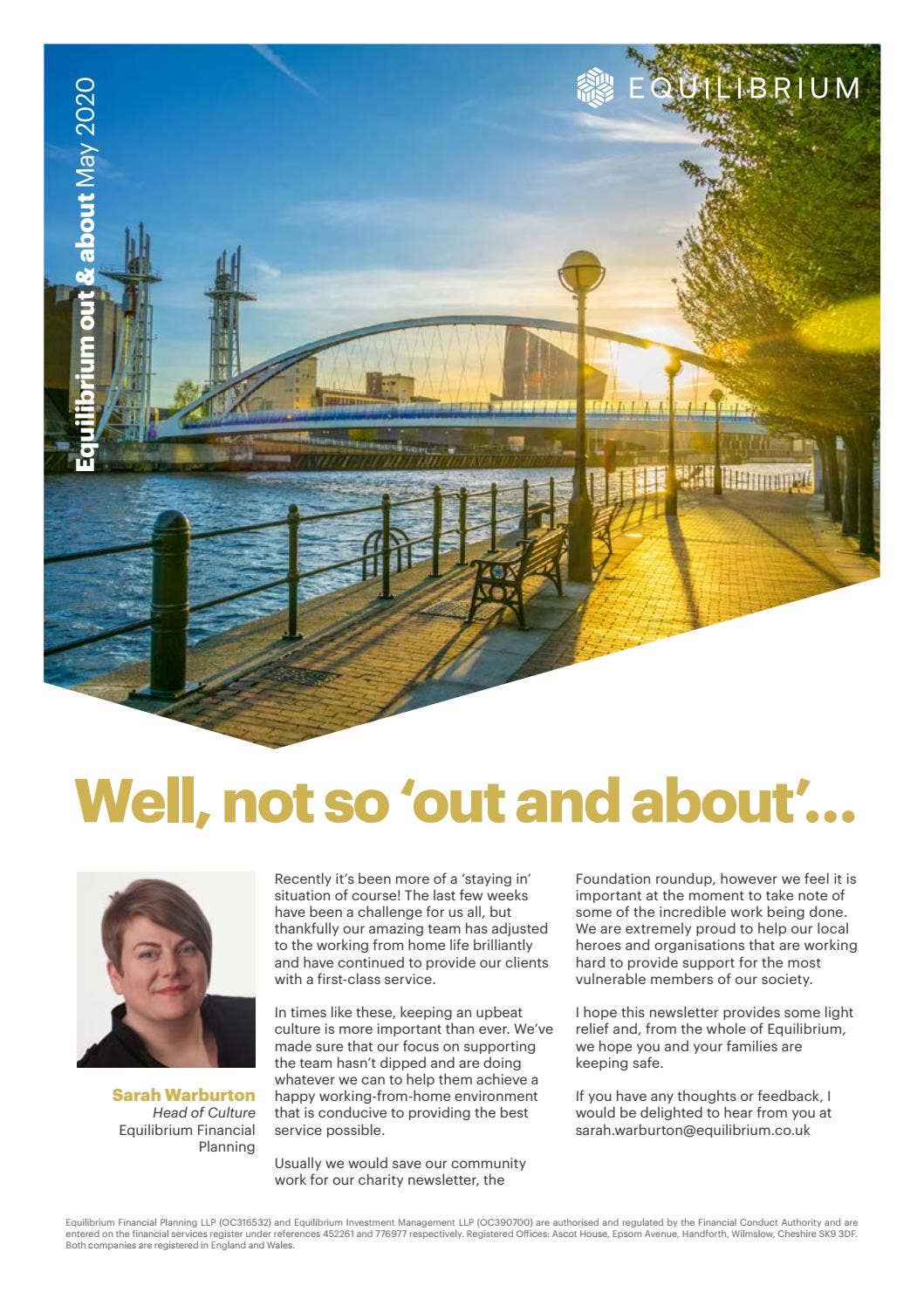 Equilibrium out and about - May 2020 by Equilibrium Financial Planning ...