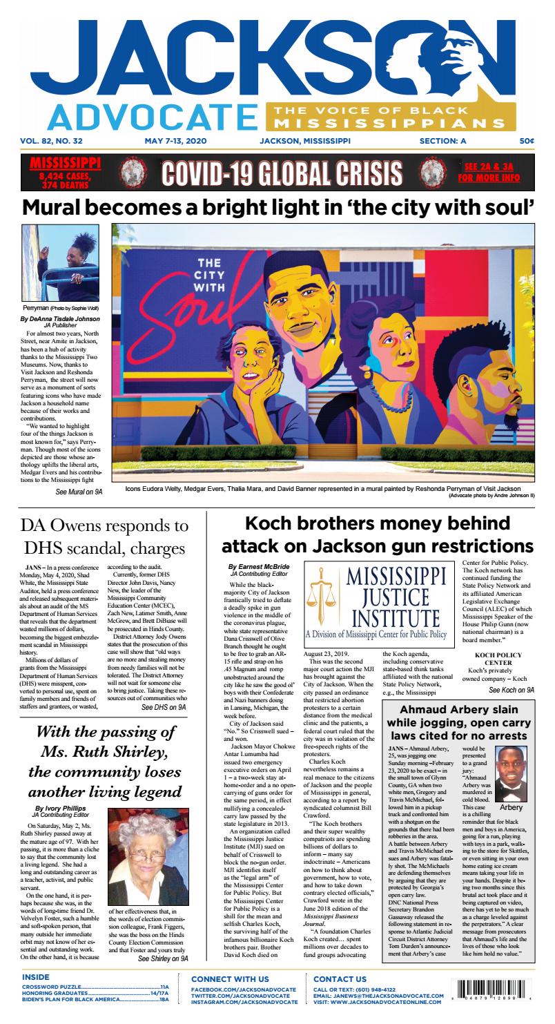 JACKSON ADVOCATE – MAY 7-13, 2020; VO. 82, NO. 32 by The Jackson ...