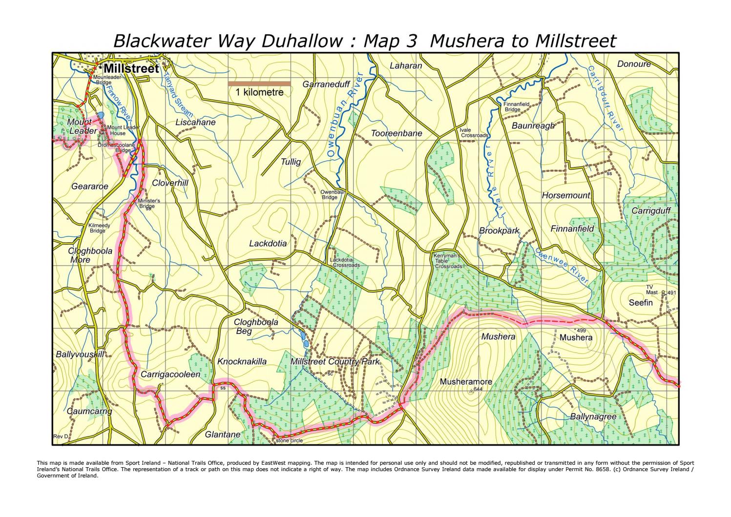 Mushera to Millstreet Map 3 by IRD Duhallow - Issuu