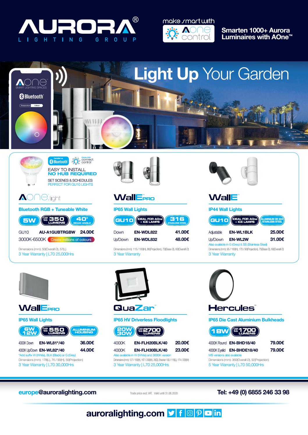 Light up Your Garden by Aurora Lighting - Issuu