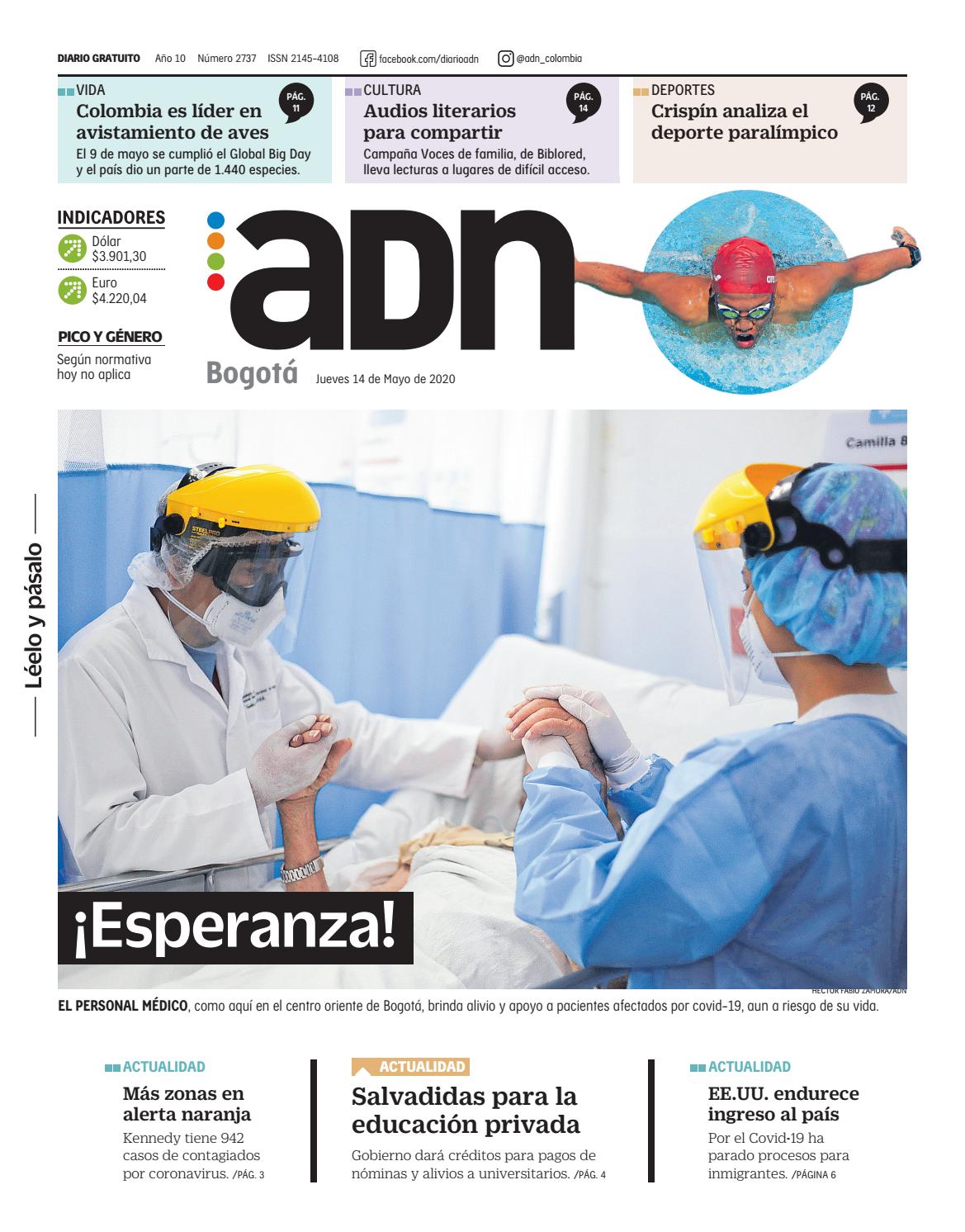 ADN Bogotá, 14 de Mayo de 2020 by diarioadn.co - Issuu