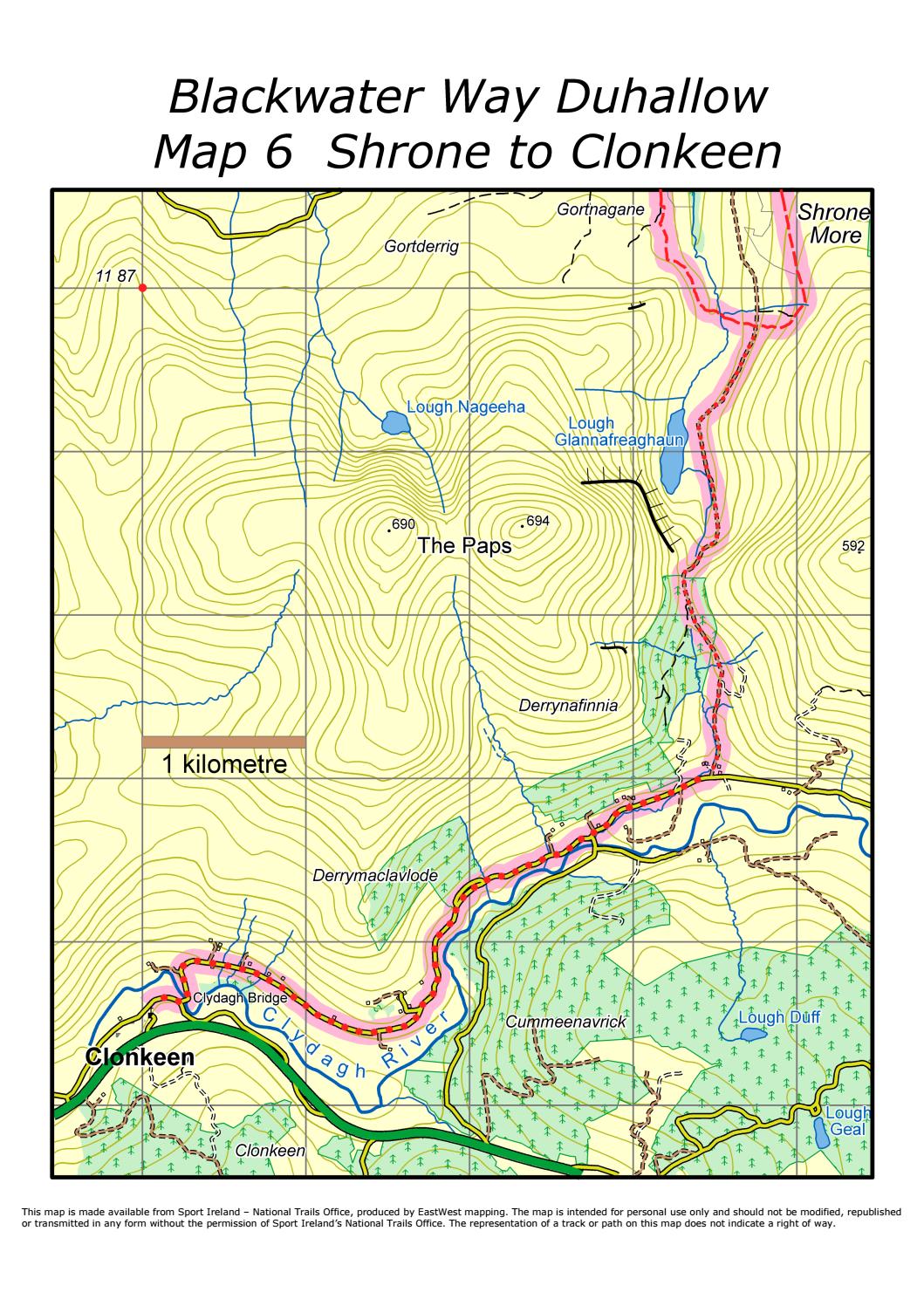 Shrone to Clonkeen Map 6 by IRD Duhallow - Issuu