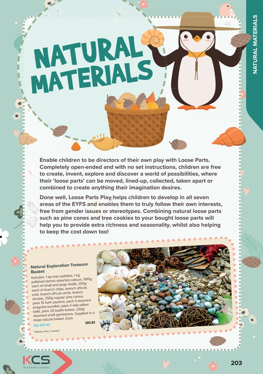 KCS International Catalogue 2020-21 - Early Years - Natural Materials ...