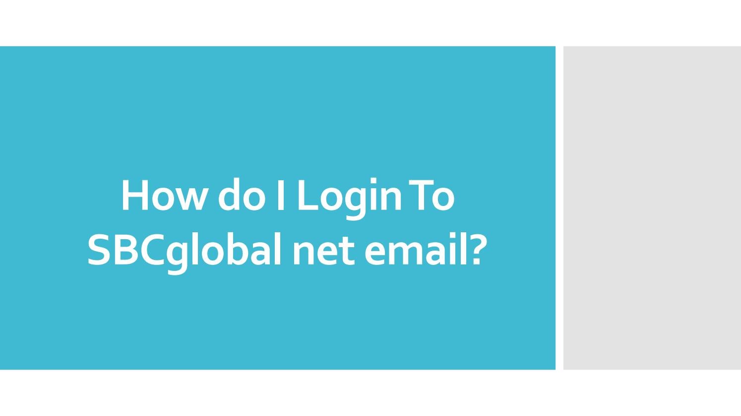 How do i login to sbcglobal.net email by richardp dube - Issuu