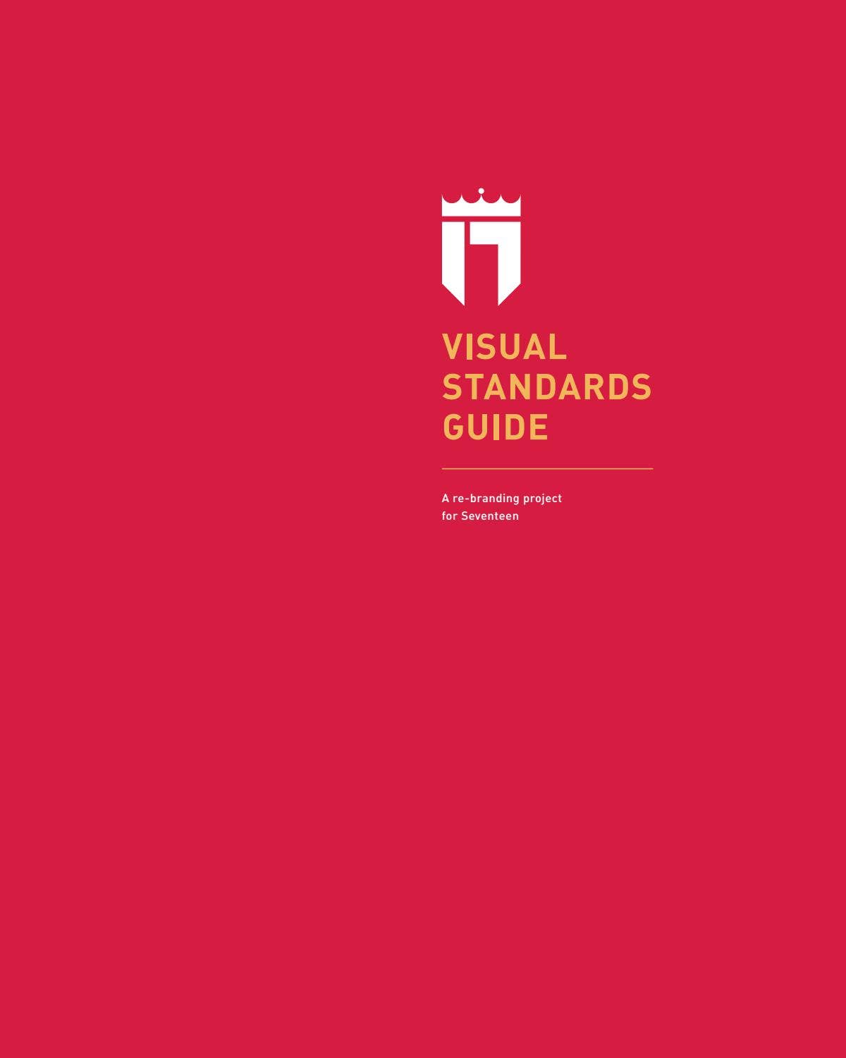 Seventeen_Visual Standards Guide // GR604 Student Project by saili ...