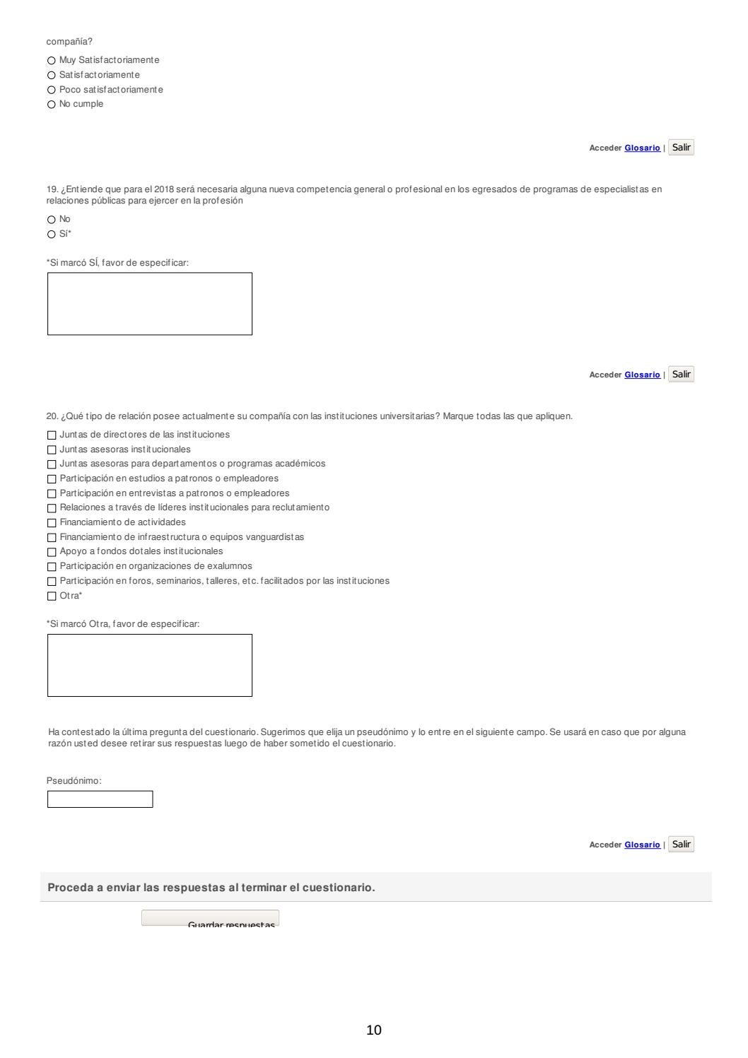Estudio de la paridad entre el perfil de egresados de programas de ...