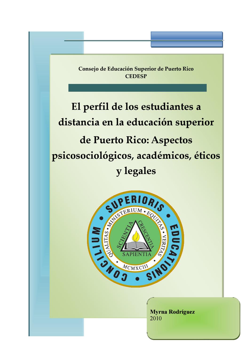El perfil de los estudiantes a distancia en la educacion superior de ...