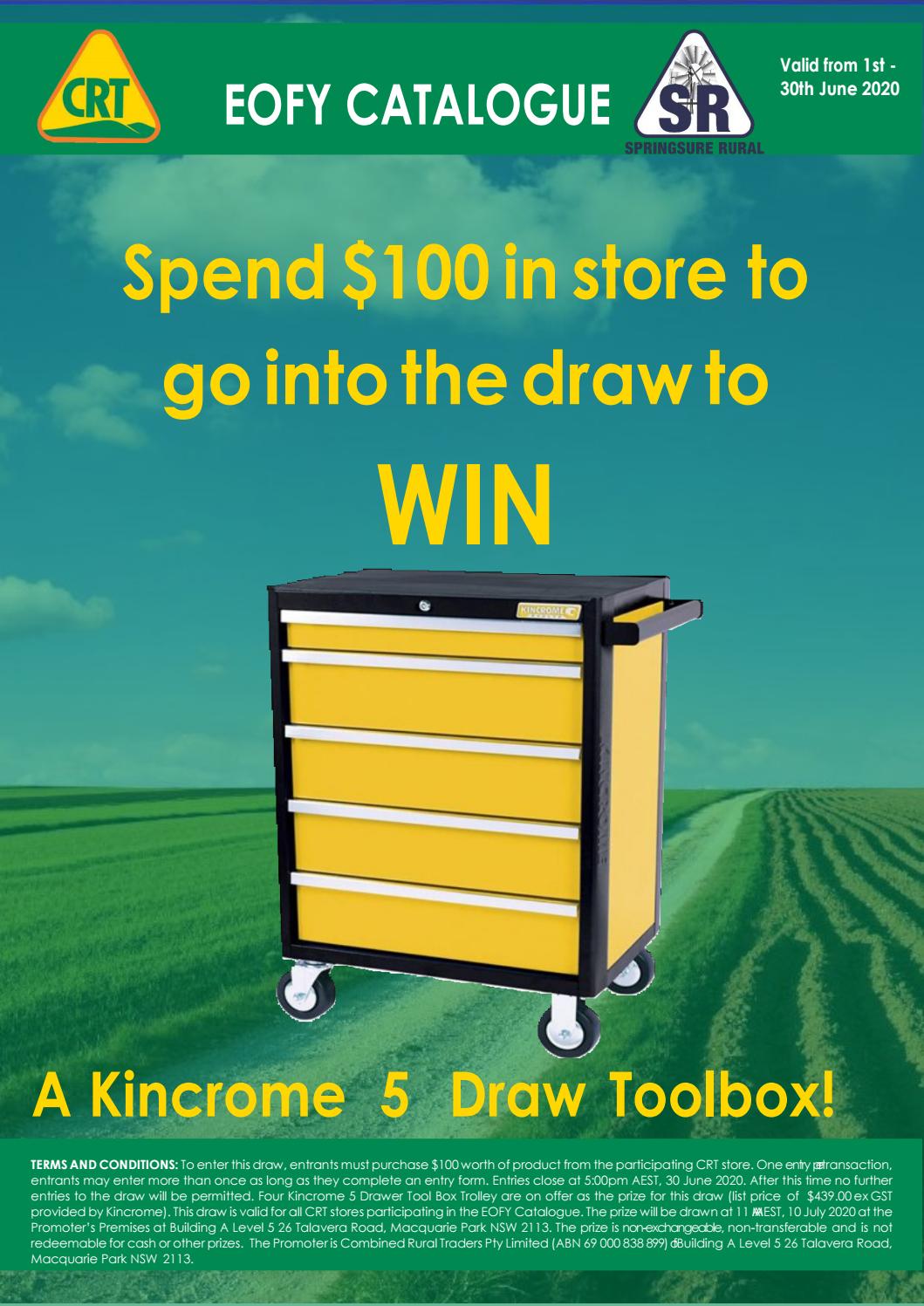 EOFY Catalogue - Springsure Rural CRT 2020 by Springsure Rural - Issuu