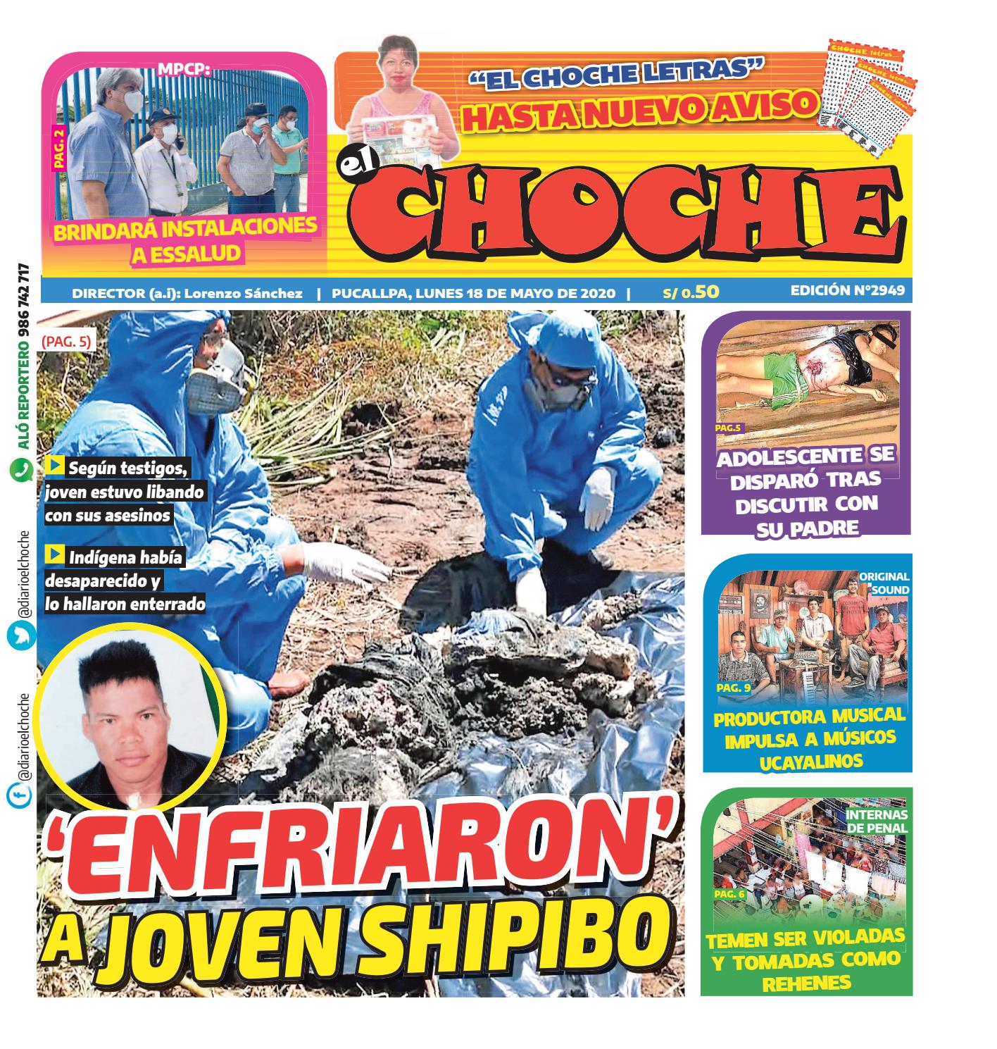 El Choche, Pucallpa 18 de mayo de 2020 by Diario Ímpetu - Issuu