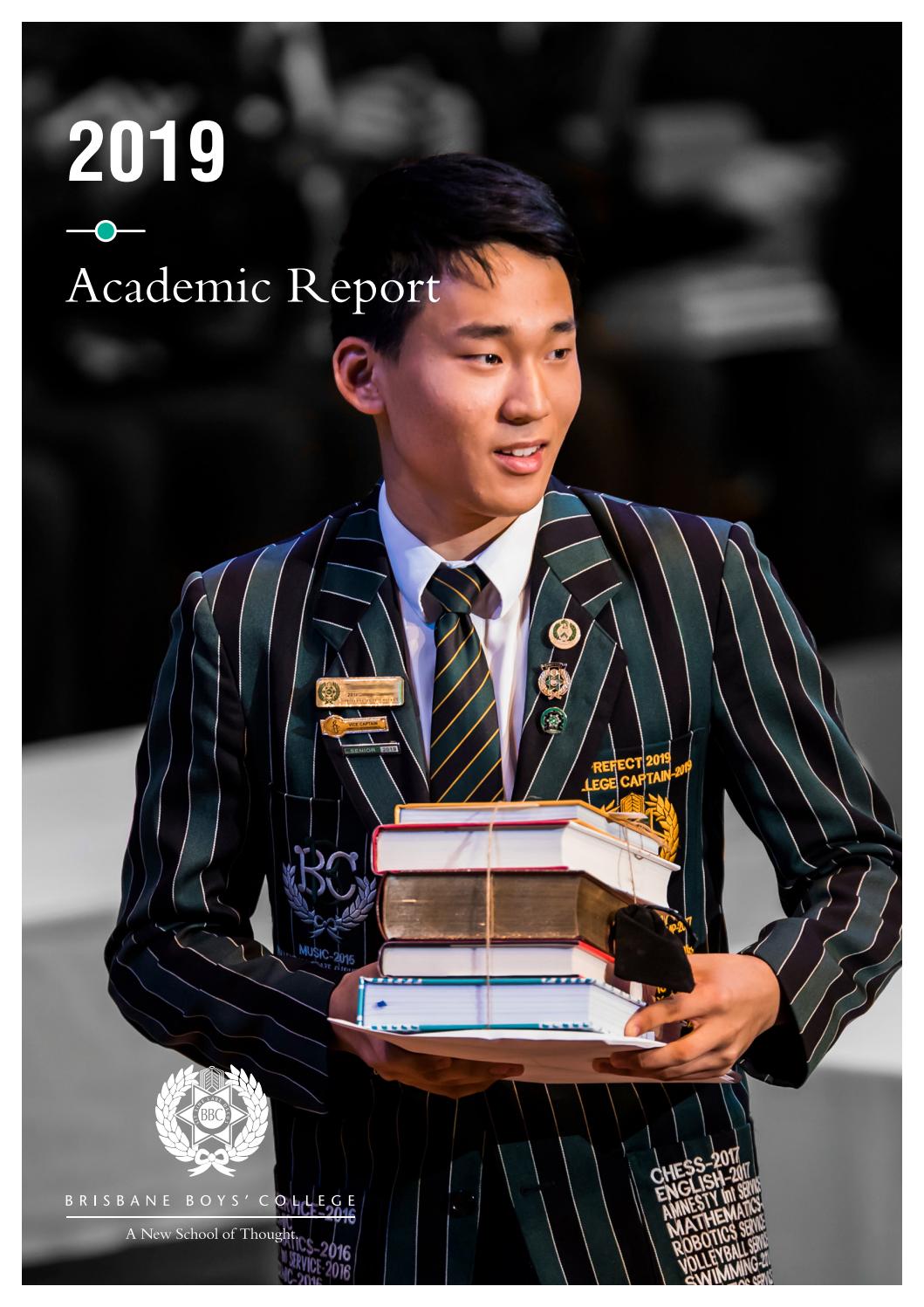 BBC Academic Snapshot Brochure 2019 by Brisbane Boys' College - Issuu
