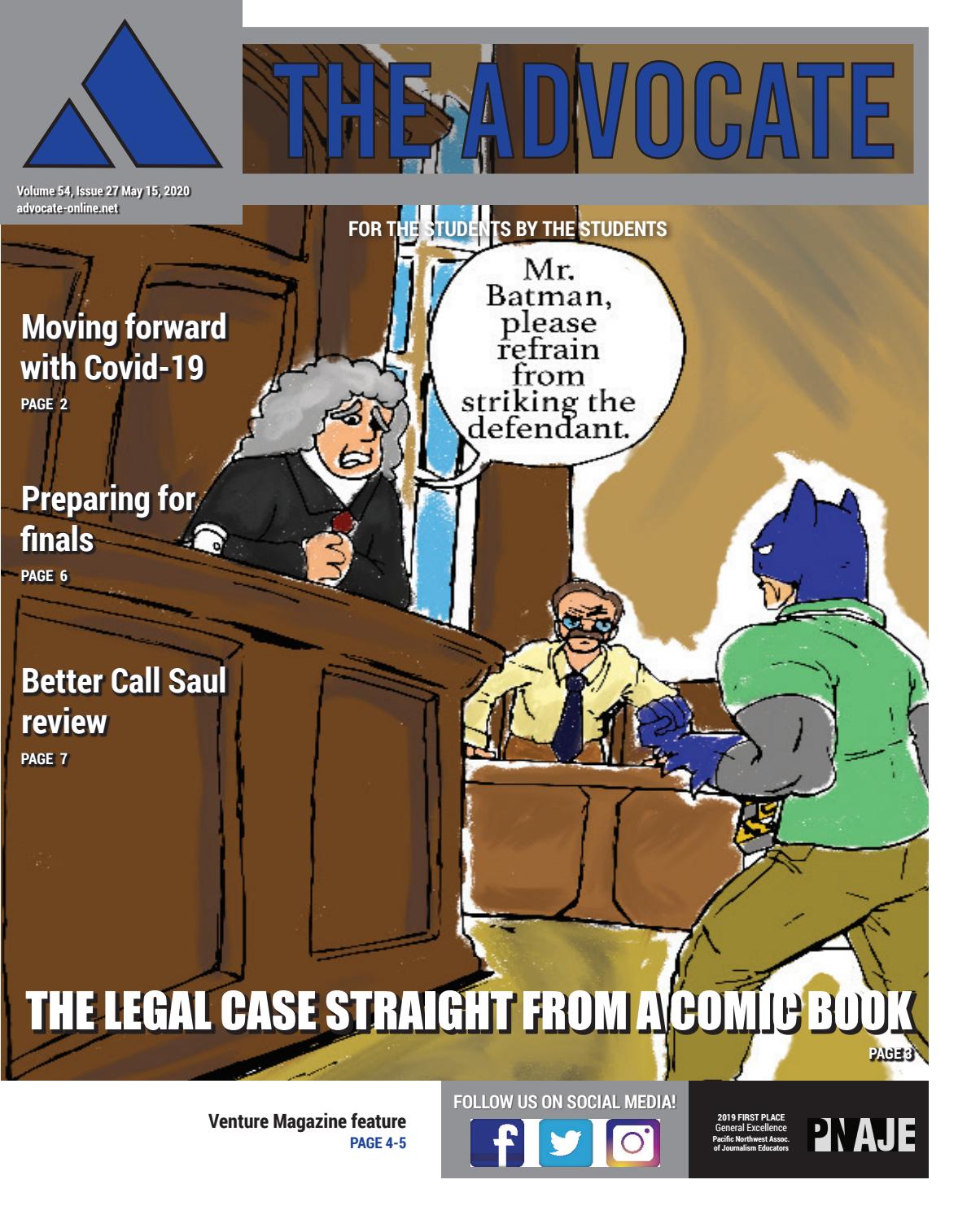 The Advocate - Issue 27 - May 15, 2020 by The Advocate - Issuu
