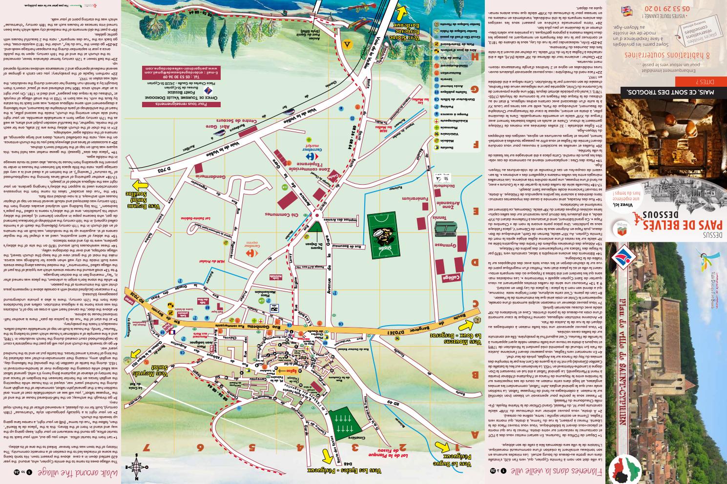 Plan de ville st cyprien by Valérie Vergnac Belvès - Issuu
