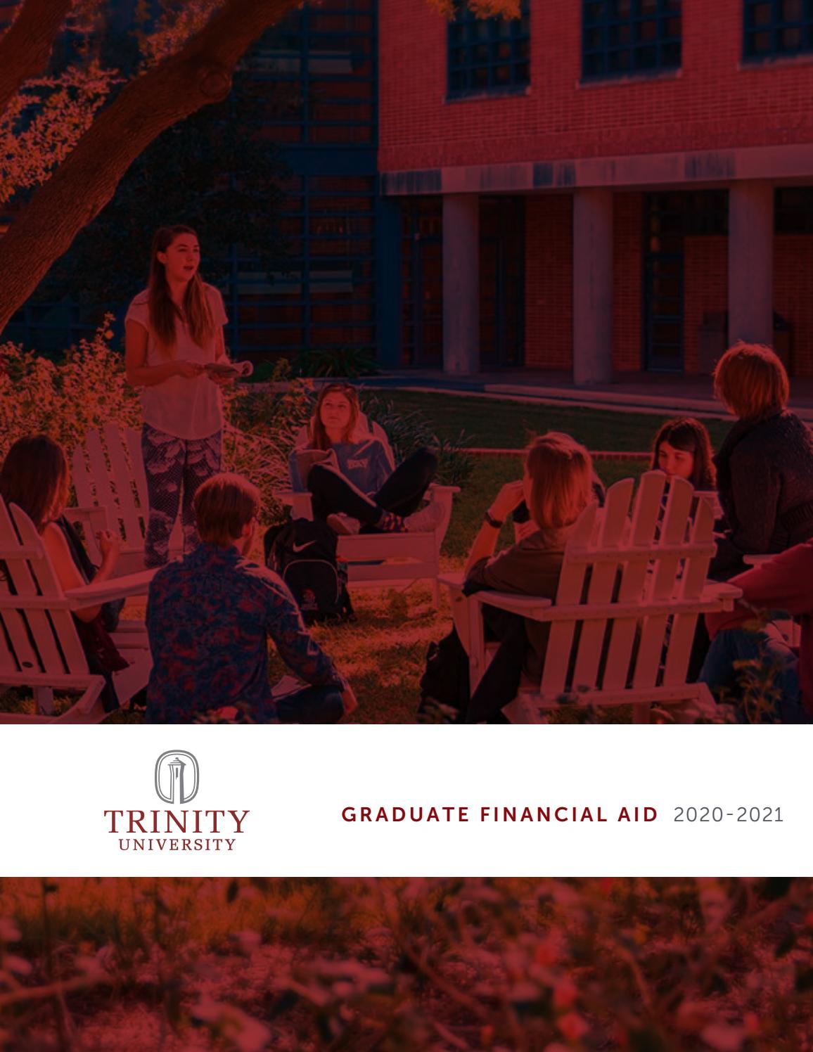 Trinity University | Graduate Financial Aid Guide 2020-2021 by Trinity ...