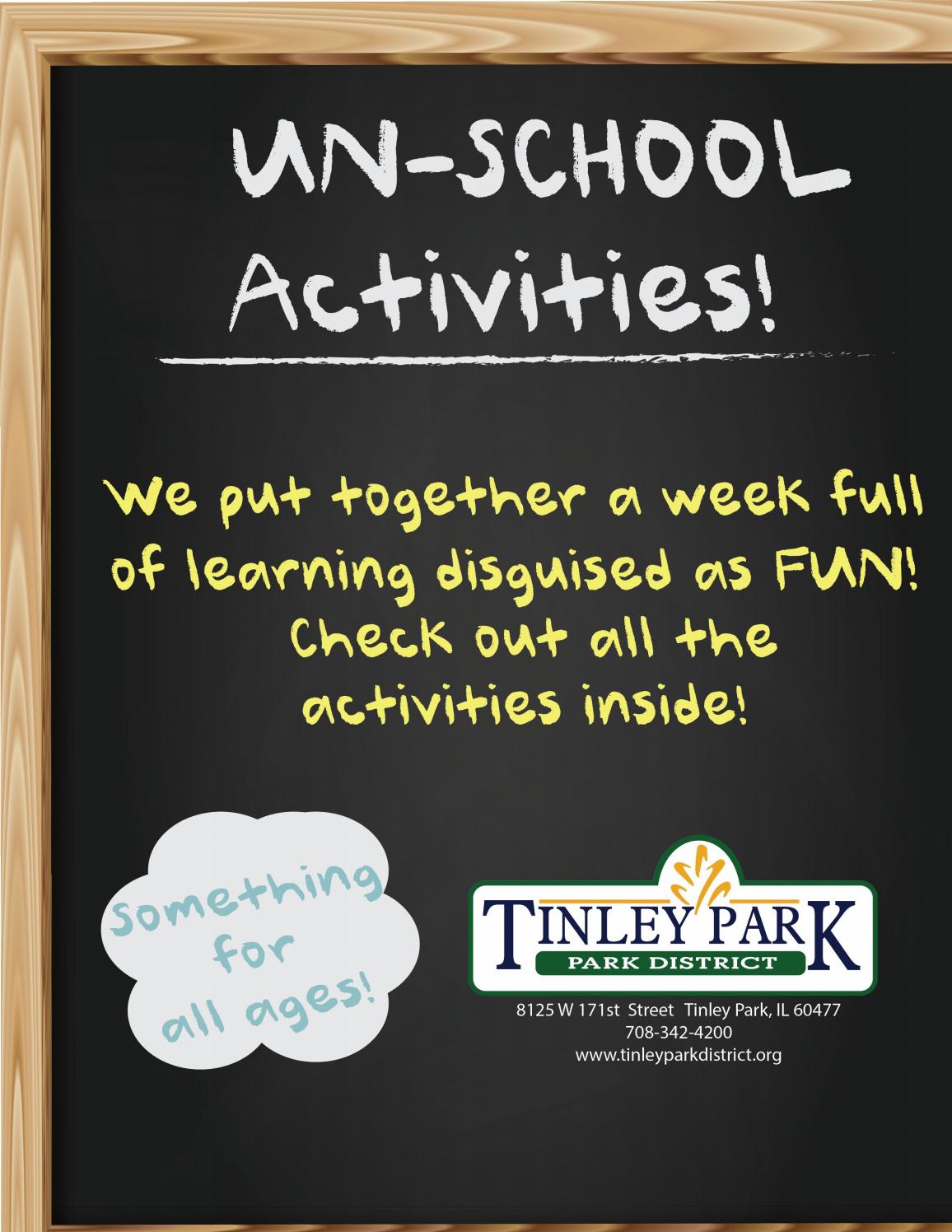 Un-school Activities for Home by tinleyparkdistrict - Issuu