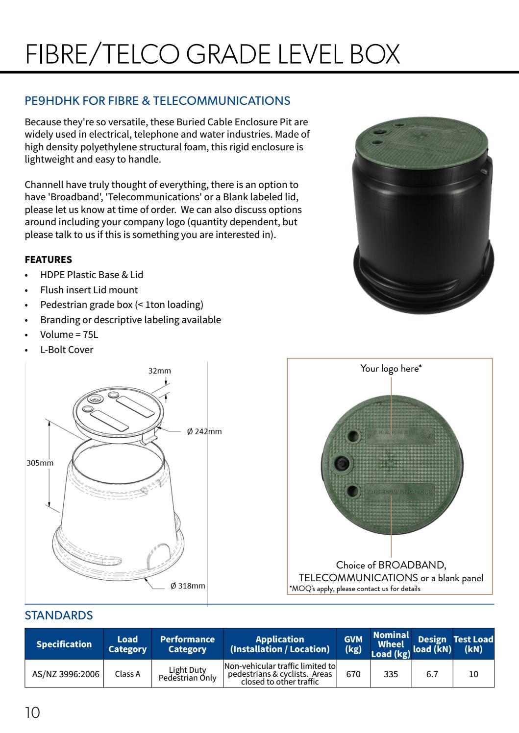 Distribution Pits for Underground Service Reticulation by TransNet NZ ...