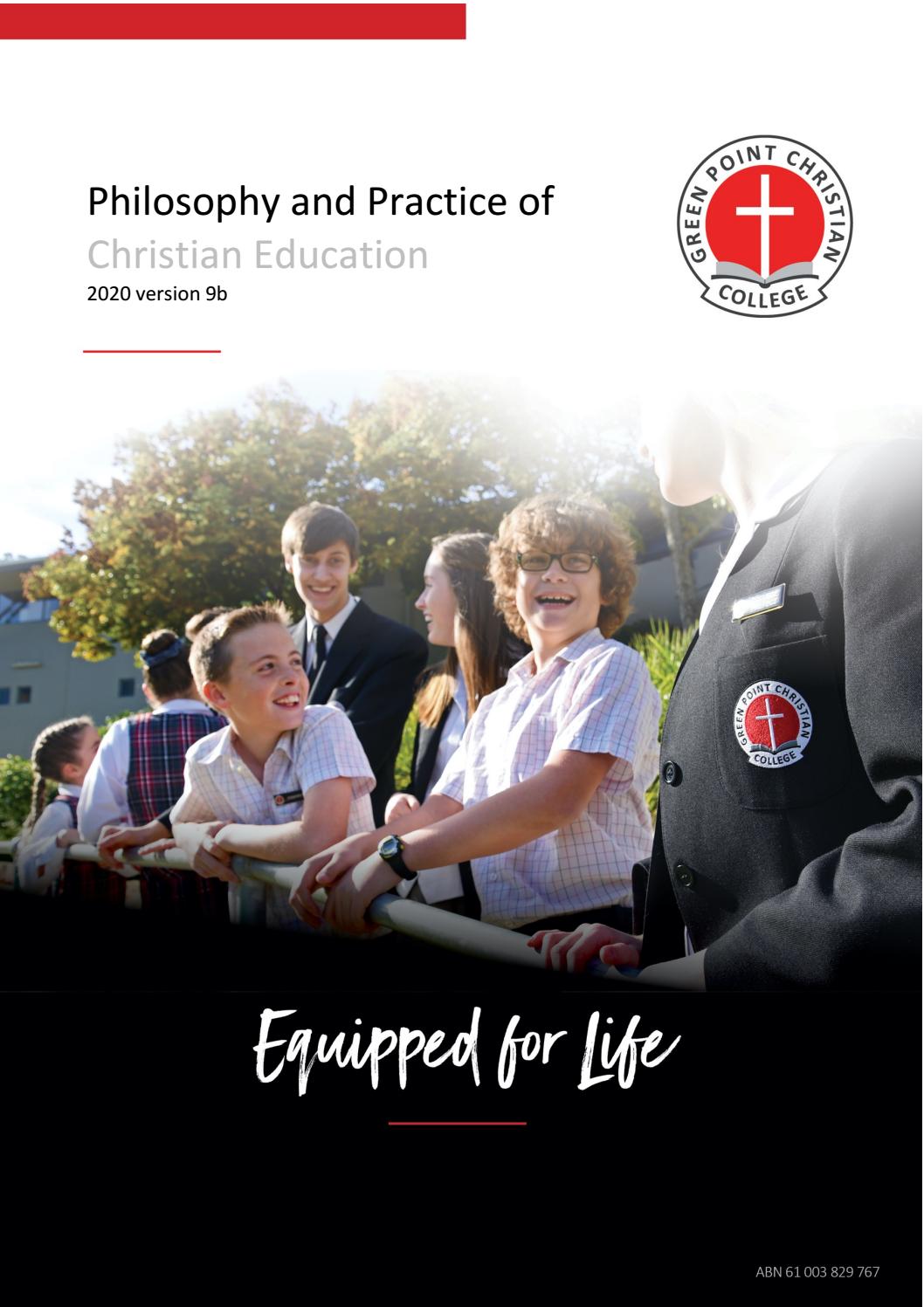 GPCC Philosophy and Practice of Christian Education by Green Point ...