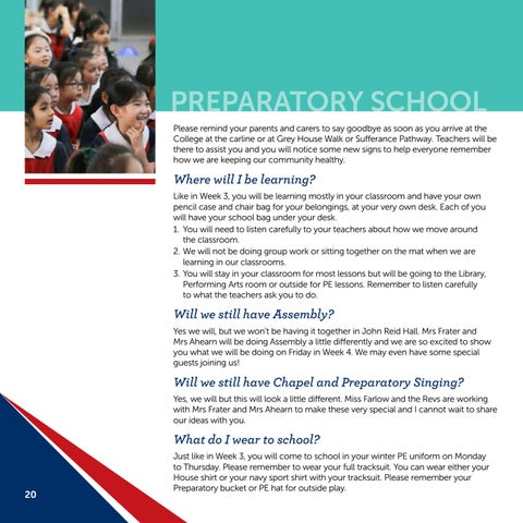 Return to Campus Booklet by Pymble Ladies' College - Issuu