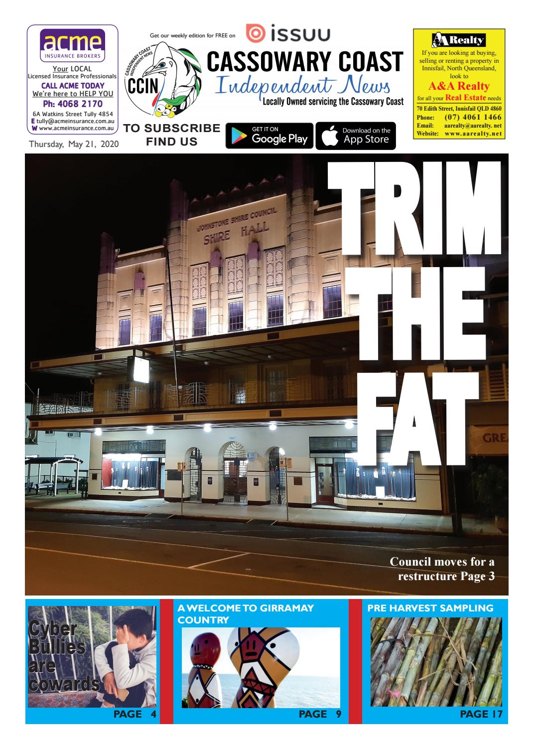 2020 May 21st Newspaper Edition by Wet Tropic Times - Issuu