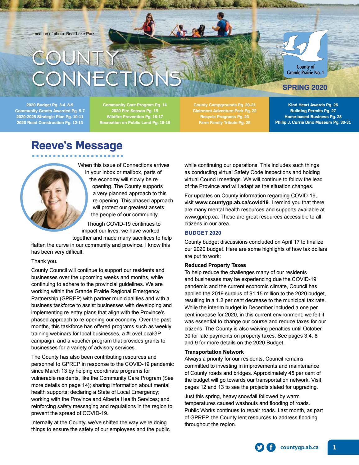 County Connections Newsletter - Spring 2020 by countygpno1 - Issuu