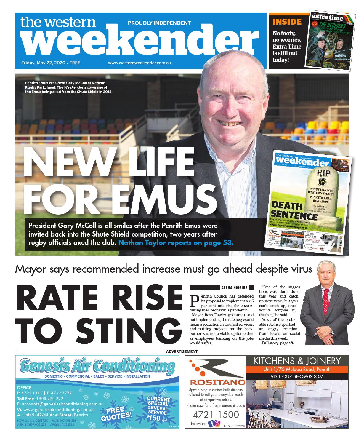Western Weekender May 22 2020 by Western Sydney Publishing Group - Issuu