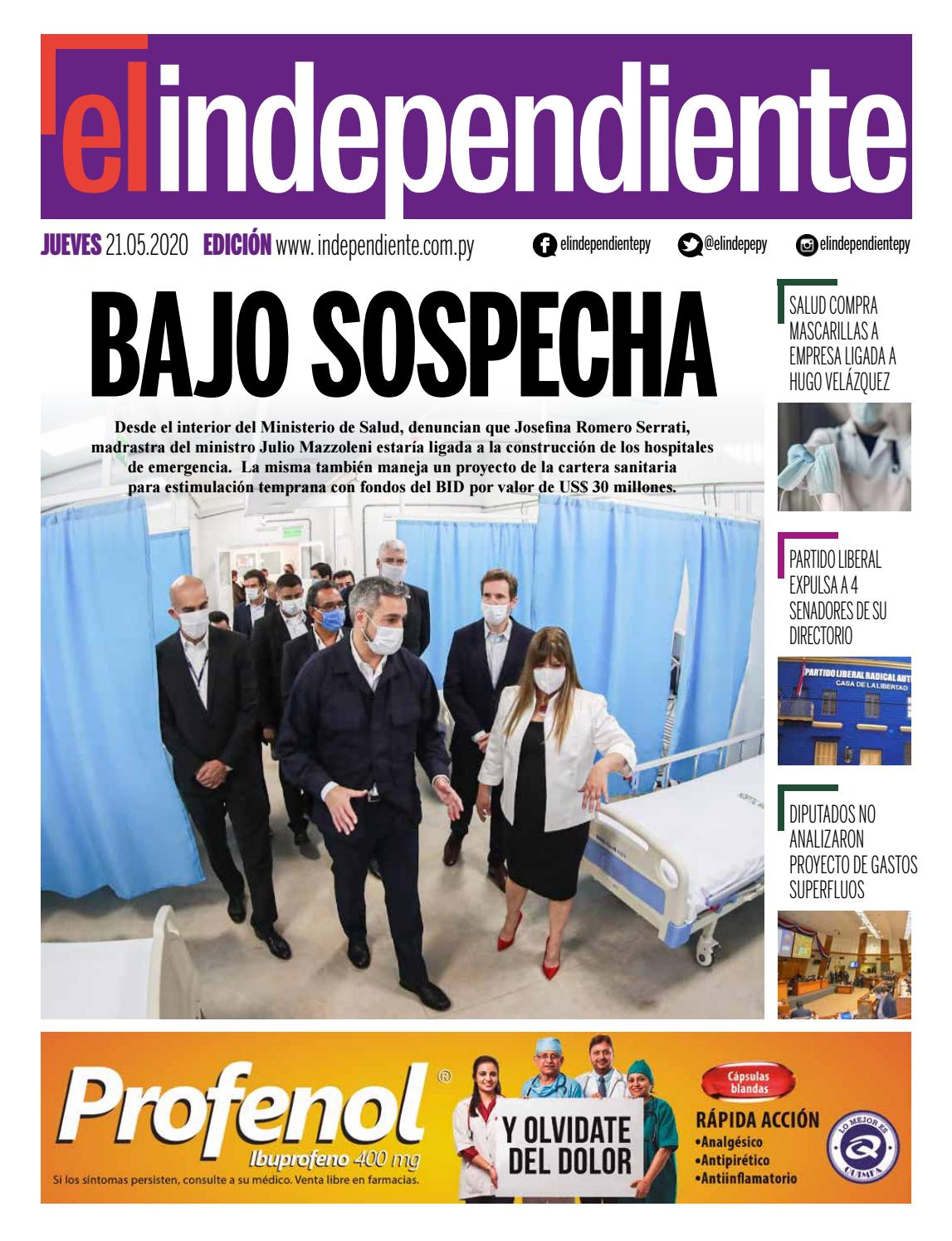 El Independiente Edición 21-05-2020 by Editorial de Negocios S.A. - Issuu