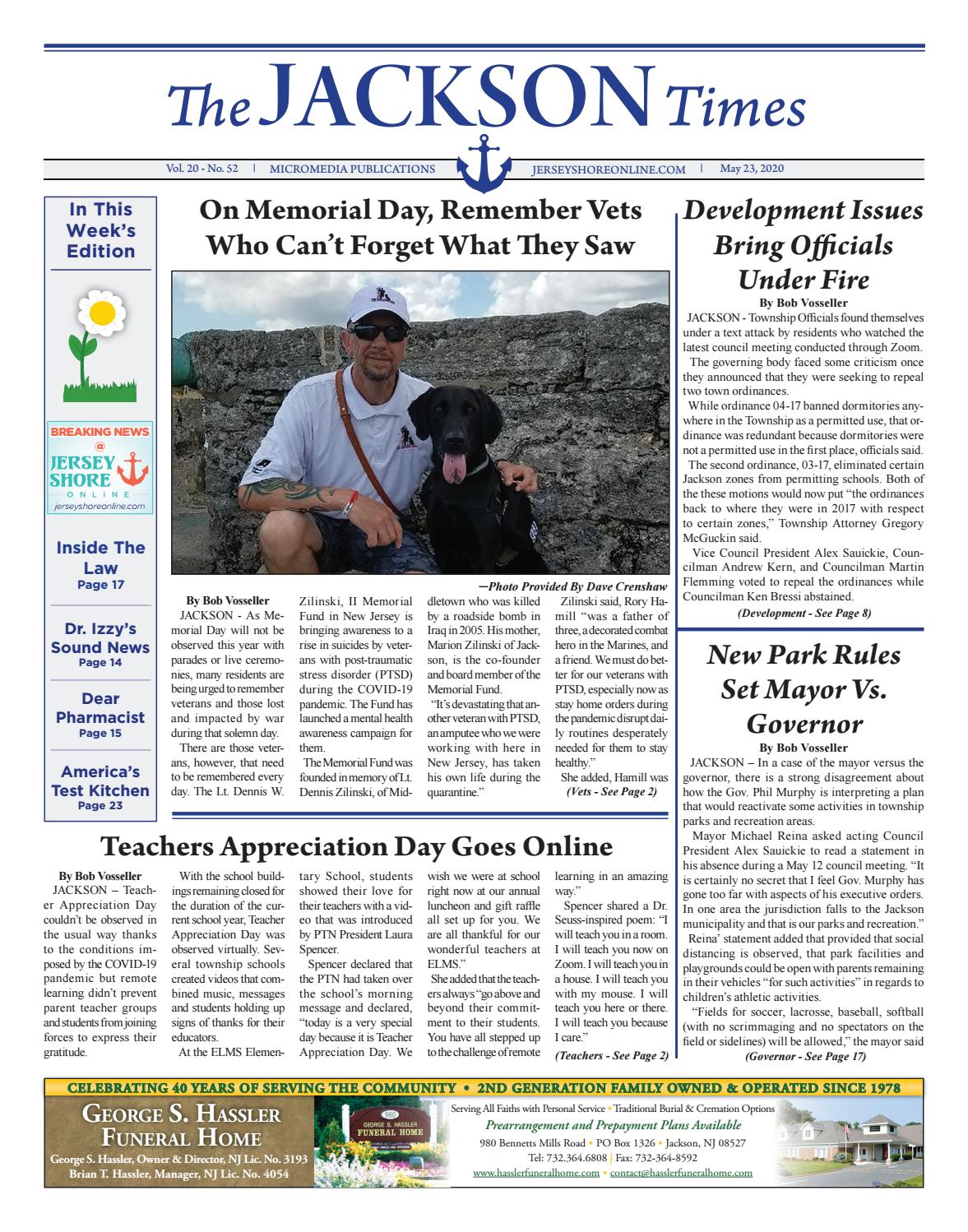 2020-05-23 - The Jackson Times by Jersey Shore Online - Issuu