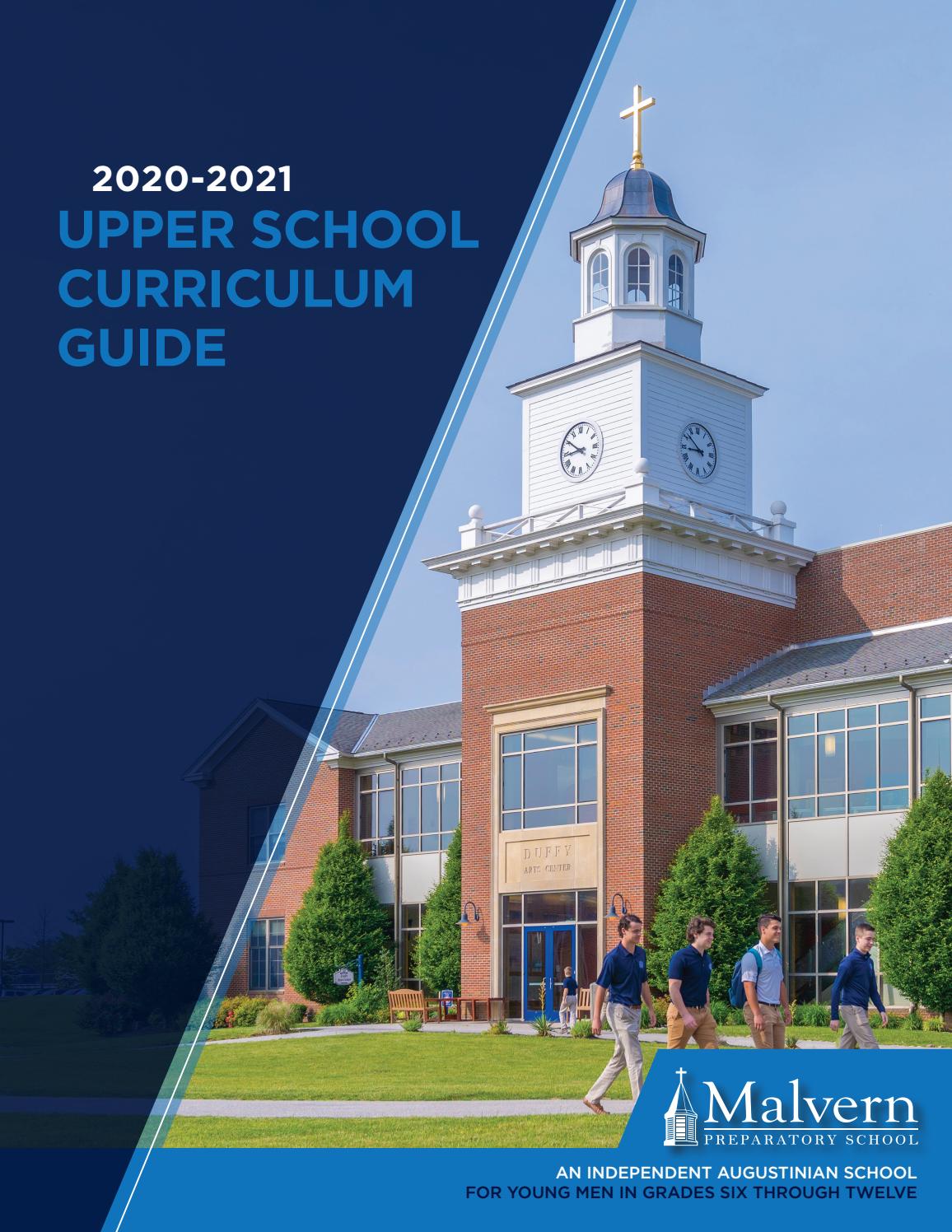 2020-2021 Upper School Curriculum Guide by Malvern Preparatory School ...