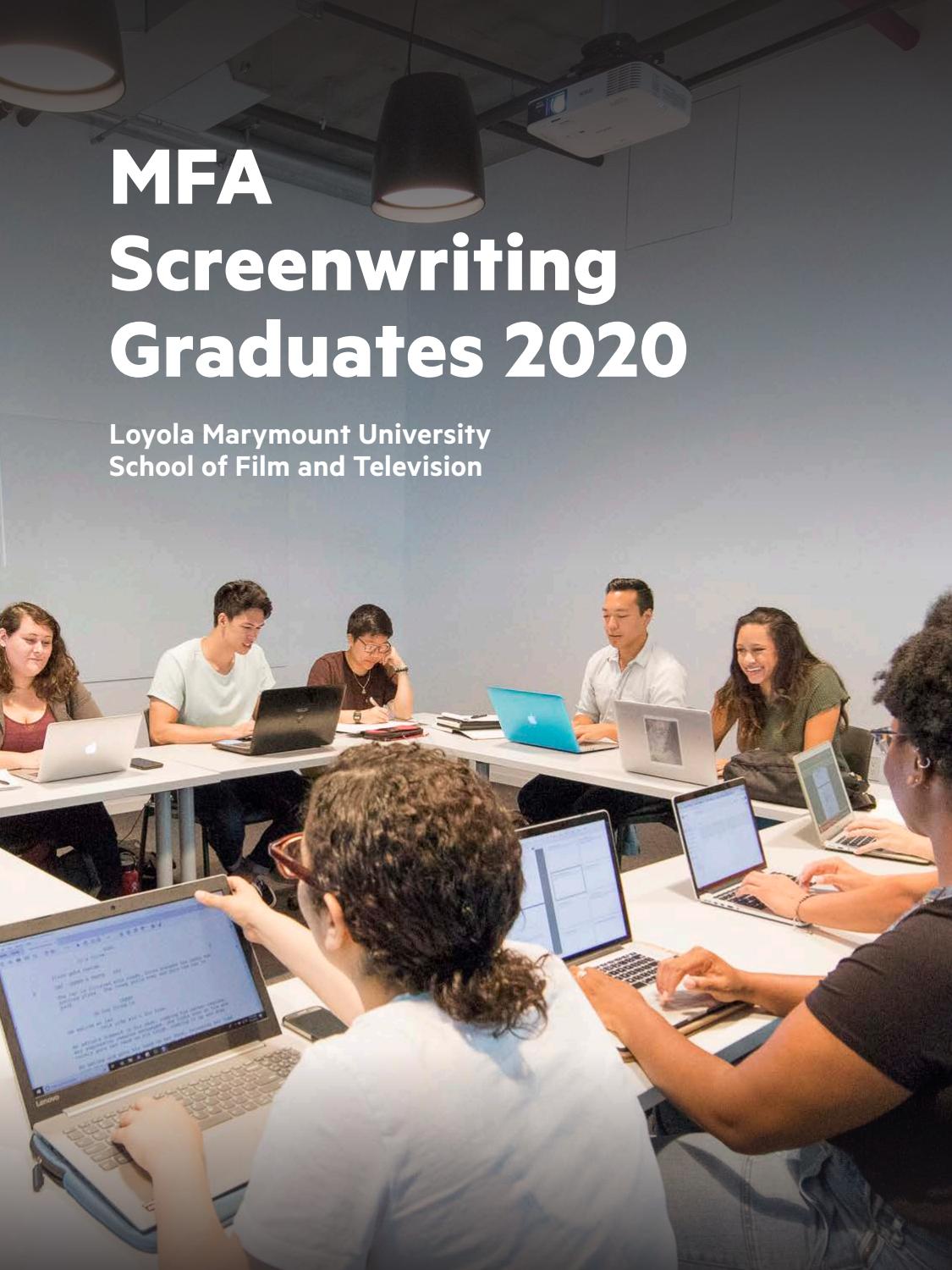 LMU School of Film and Television | MFA Screenwriting Graduates 2020 by ...