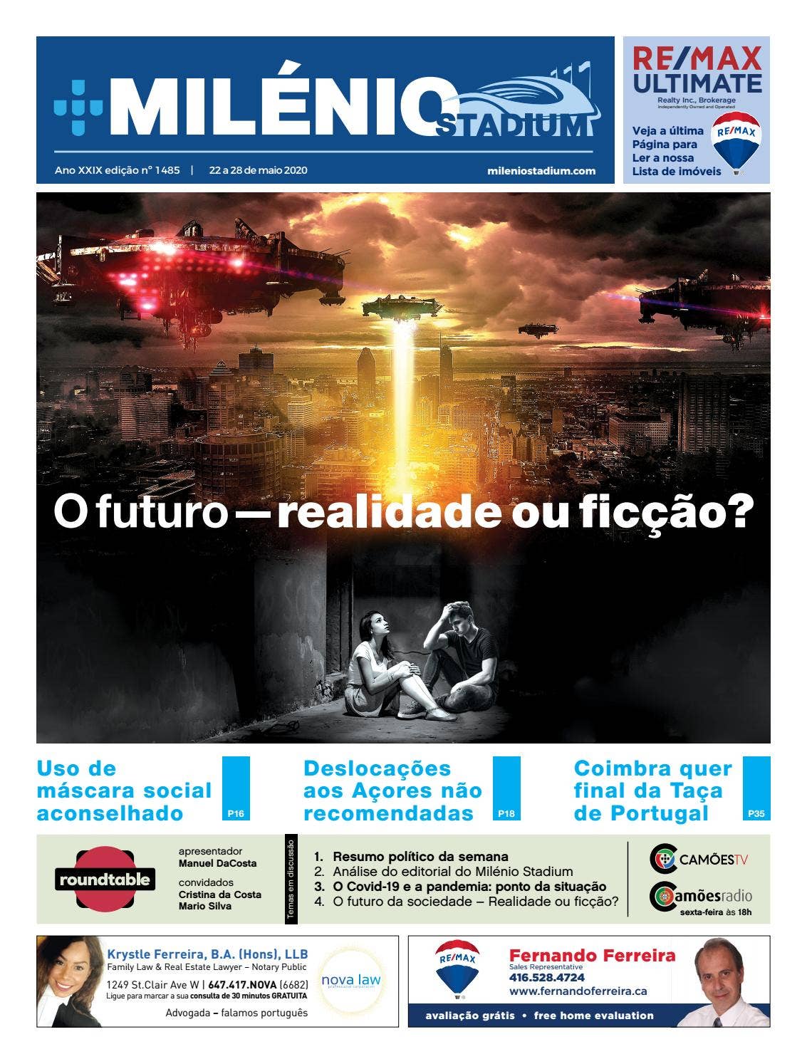 Milénio Stadium - Edição 1485-2020-05-22 by Milénio Stadium - Issuu