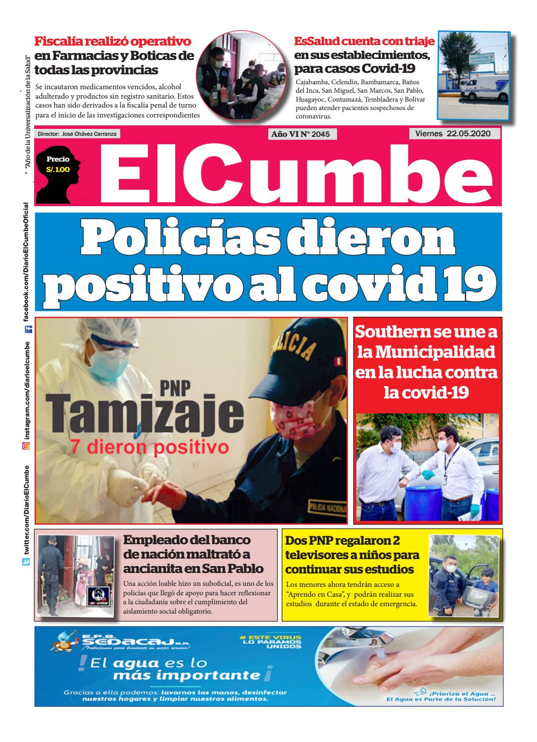 Diario El Cumbe 22 de Mayo del 2020 by Diario El Cumbe - Issuu