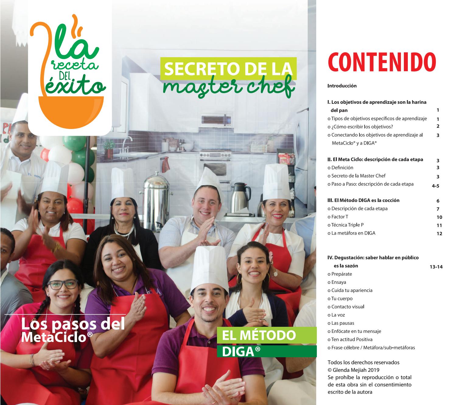 La Receta del Éxito by MetaTraining Internacional - Issuu