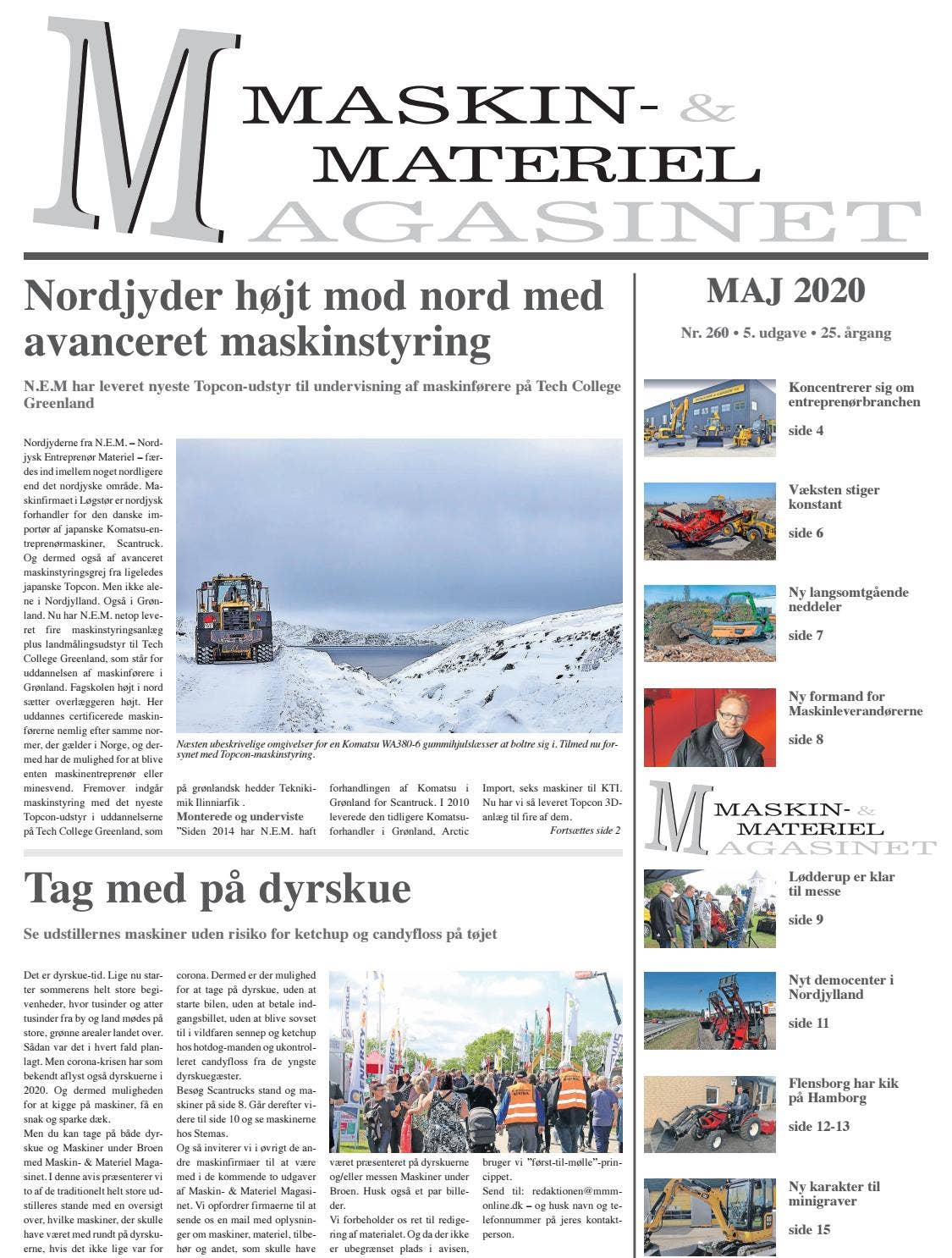 MMM MAJ 2020 by Maskin- & Materiel Magasinet - Issuu