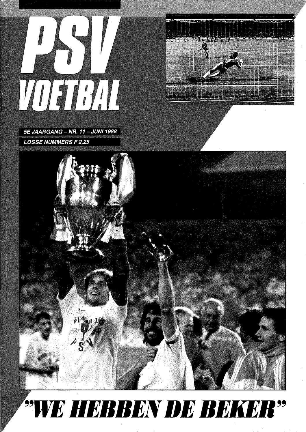 PSV Voetbal 1988 by Supportersvereniging PSV - Issuu